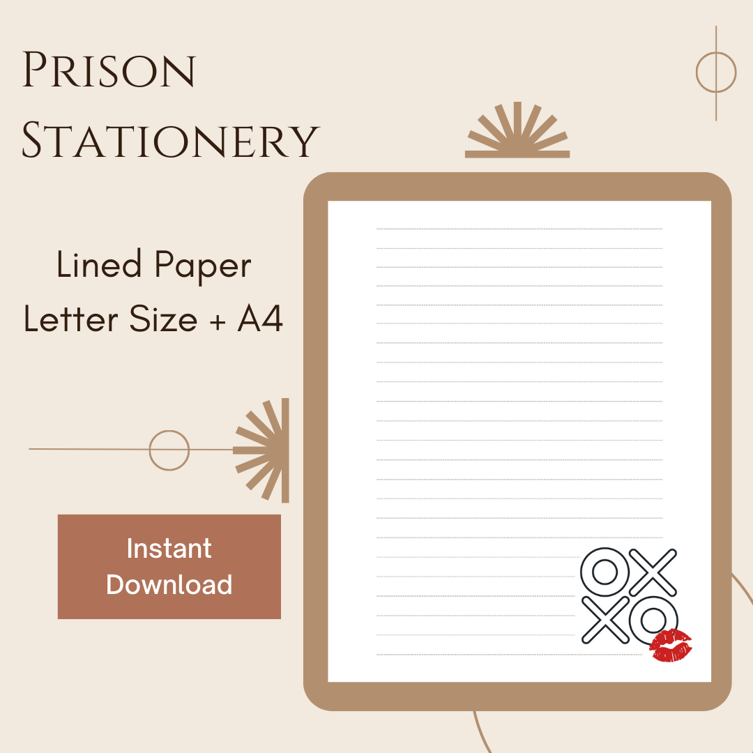 XOXO | Printable Stationery Paper – Pentionery Cards & Stationery for ...